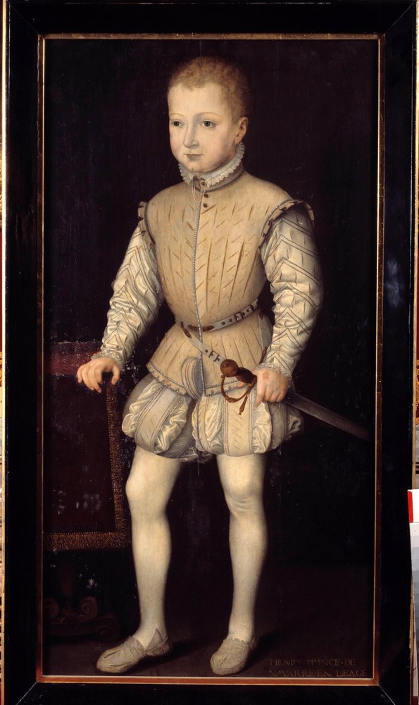 Portrait of Henry IV of Navarre as a child by Francois Bunel