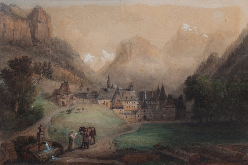 La Grande Chartreuse by Francois Edme Ricois