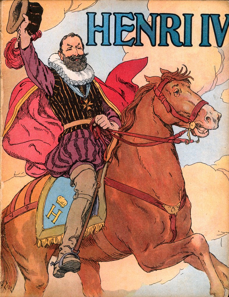 King Henry IV (King of France Henri IV) Illustration by Francois ...