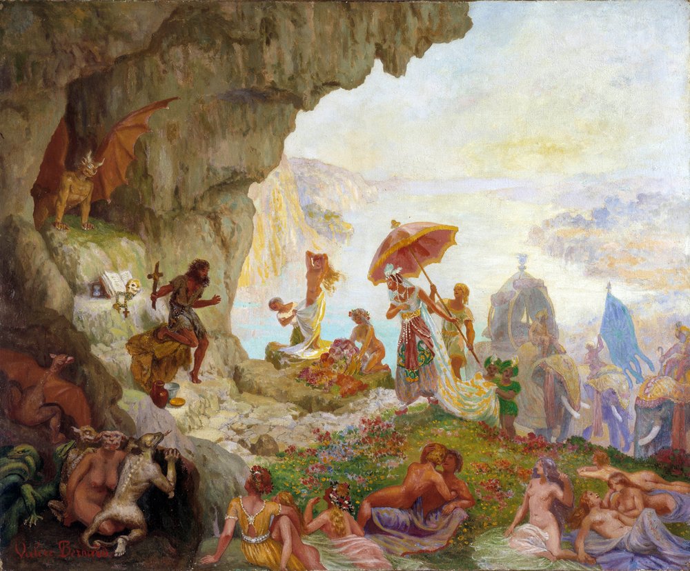 The Temptation of Saint Anthony the Great by the Queen of Sabah