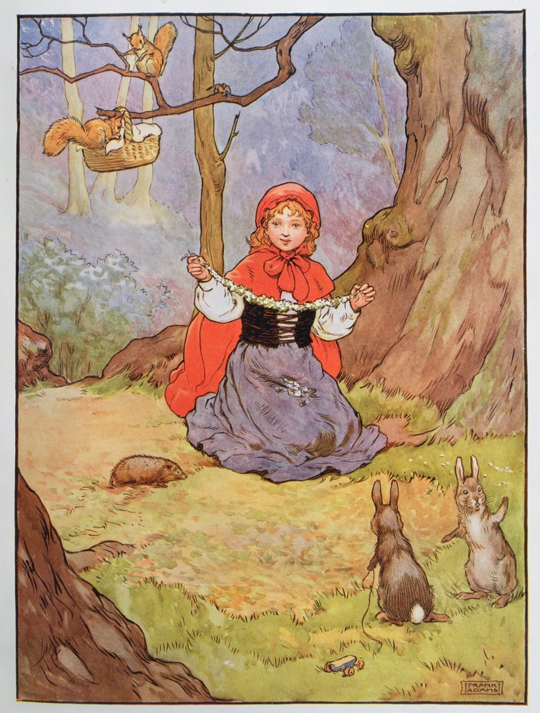 Little Red Riding Hood, Illustration from 'The Beautiful Book of ...