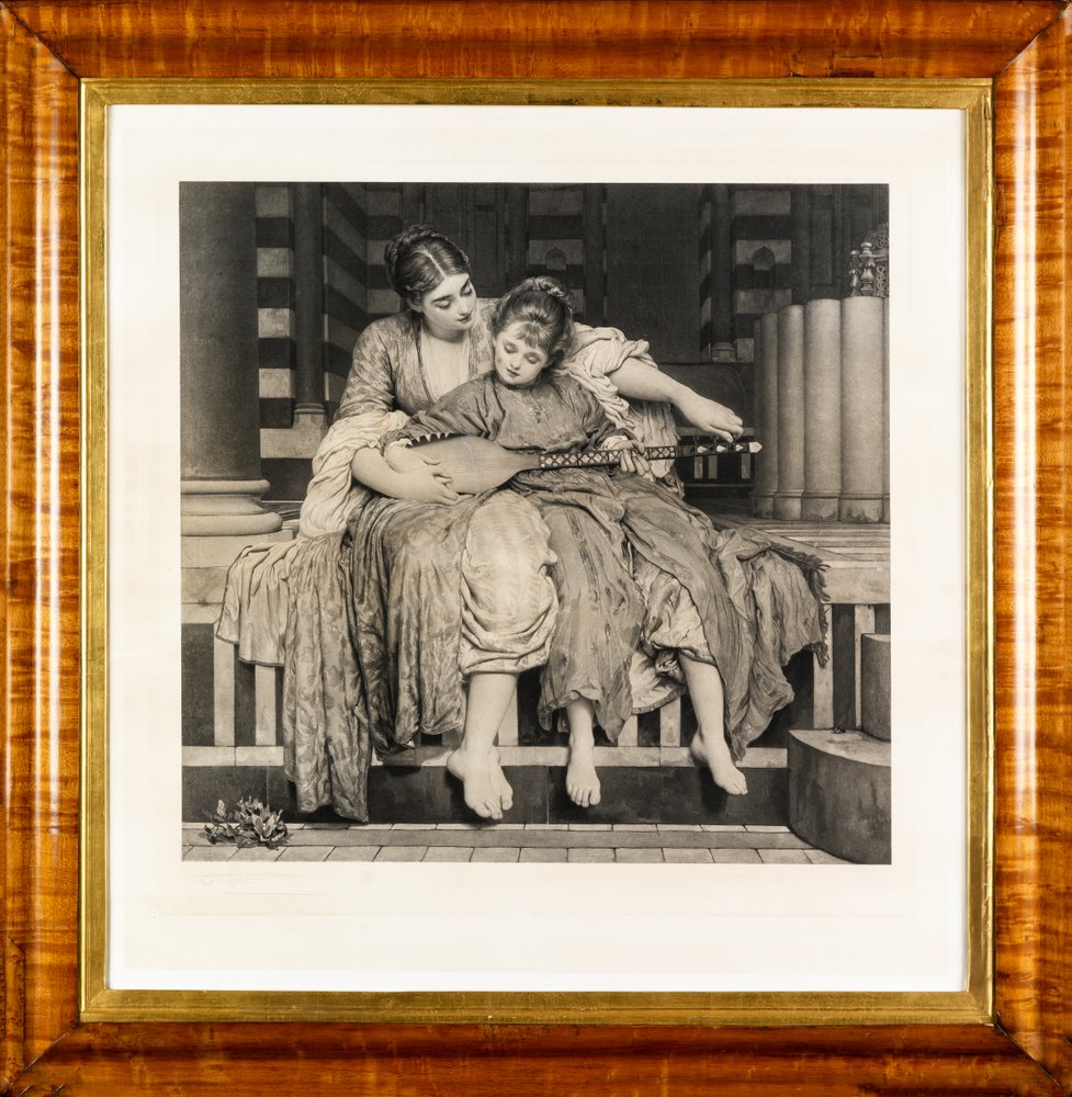 The Music Lesson by Frederic Leighton: Buy fine art print