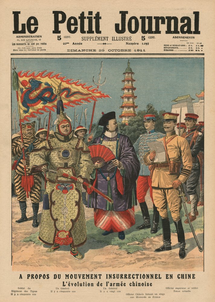 Movement of Revolt in China, Evolution of the Chinese Army