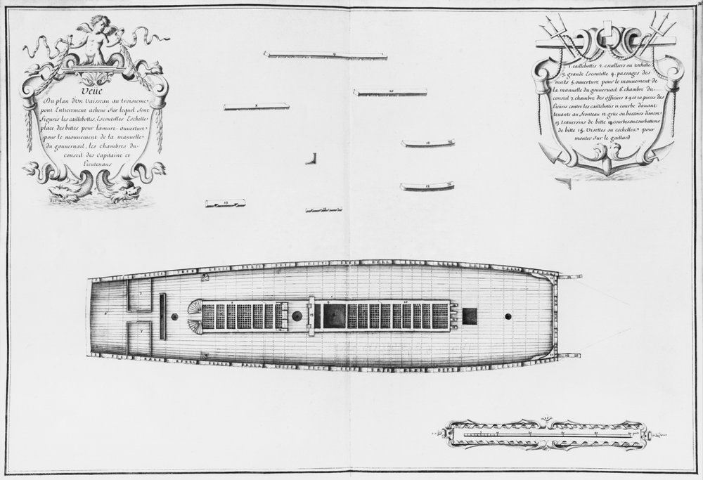 Plan of a Vessel with an Entirely Completed Third Deck
