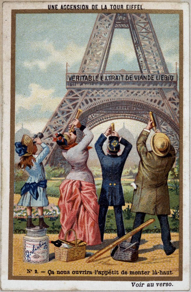 An Ascent of the Eiffel Tower: You Can See the Height of the Tower at ...