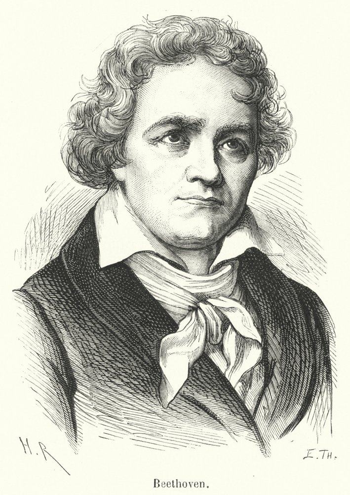 Beethoven (engraving) by French School: Buy fine art print
