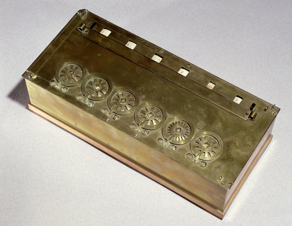 Calculating Machine Invented by Blaise Pascal in 1642