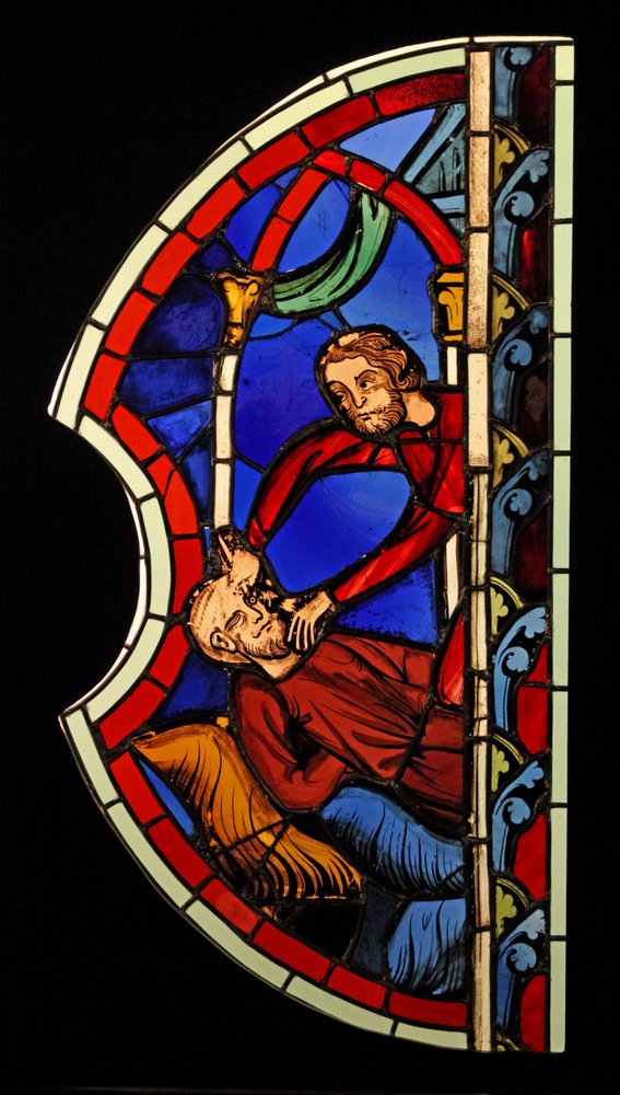 The Blinding of Samson (Bay K) by French School