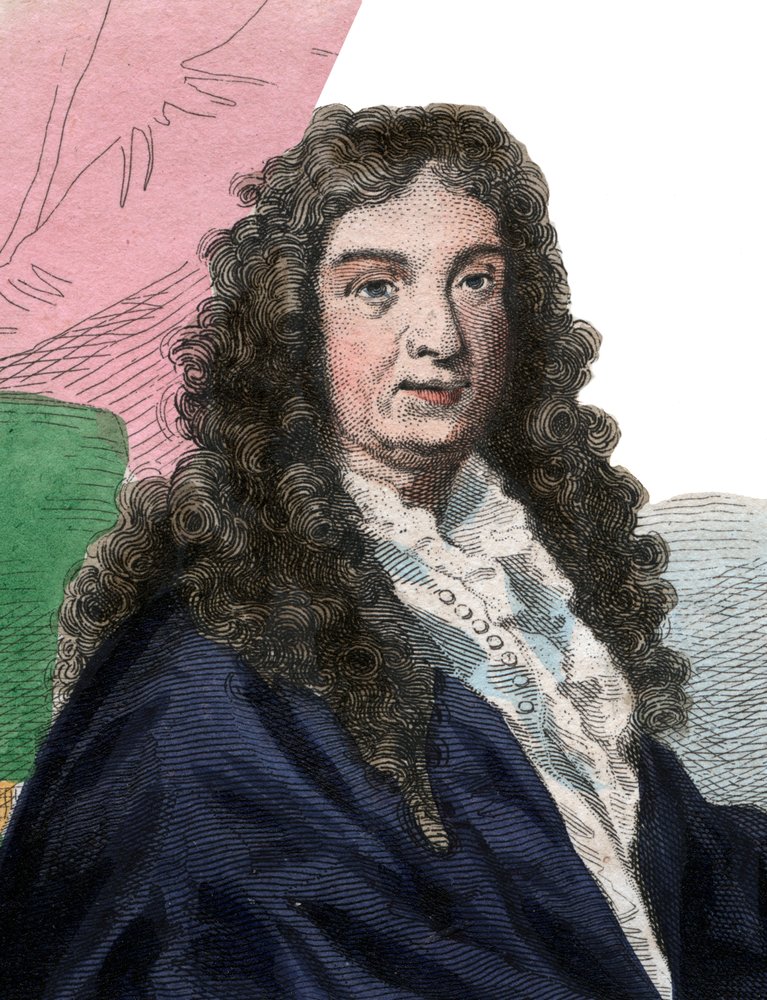 Portrait of Jean Baptiste Lully (1632-1687), French composer