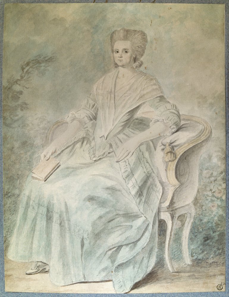 Portrait of Olympe de Gouges, Feminist, Politician and Woman of Letters