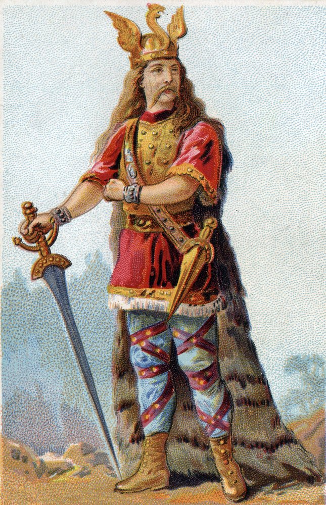 Portrait of Vercingetorix (72-46 BC), King of the Gauls
