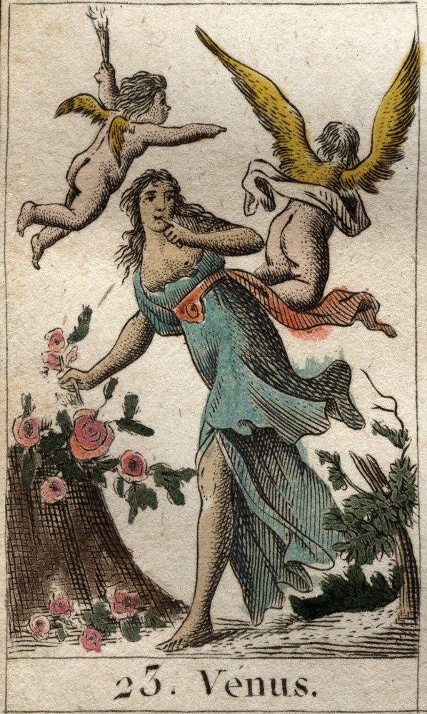 Representation of Venus, Goddess of Love, Beauty, and Fertility. From ...