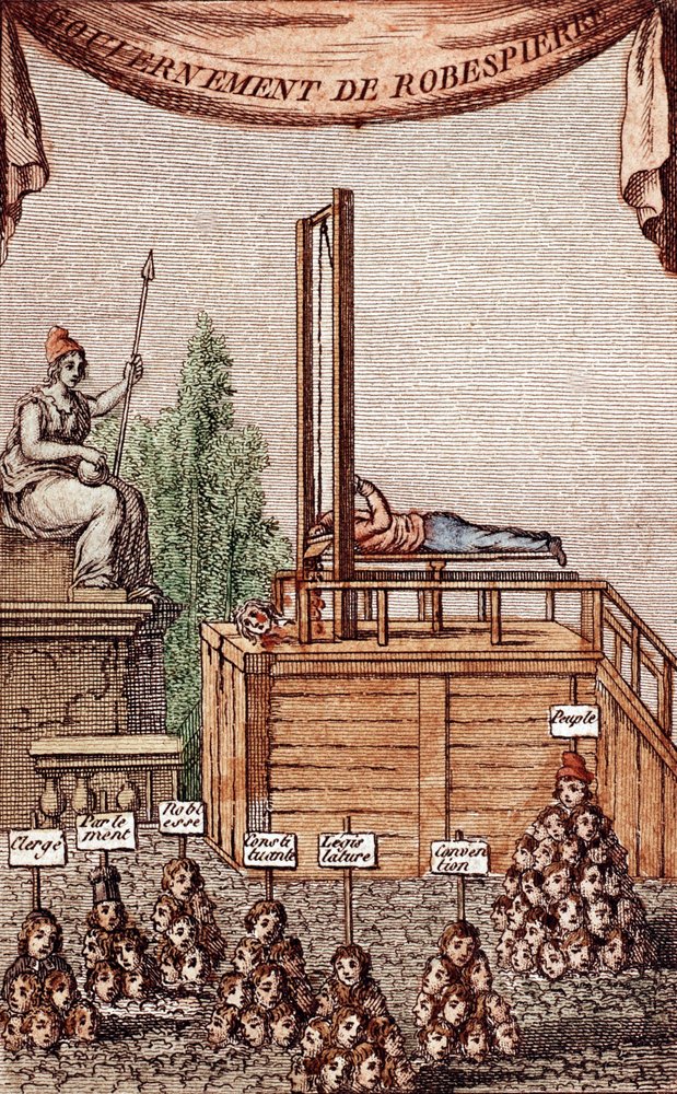 robespierre execution reason