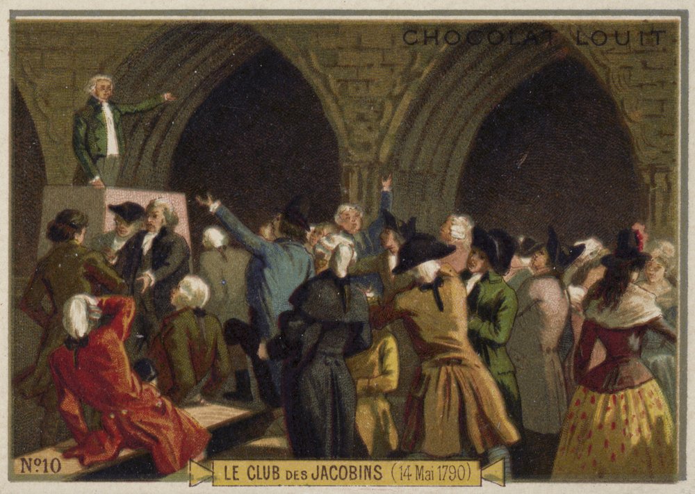 The Jacobin Club, 14 May 1790 by French School