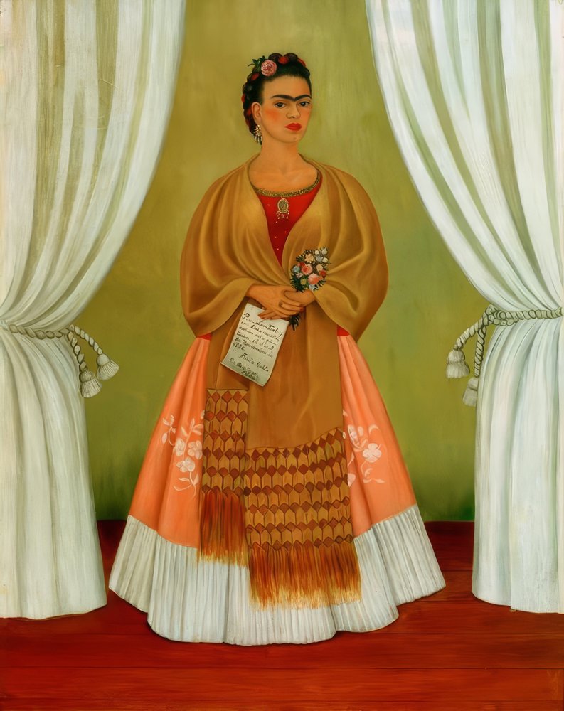 Self-Portrait Dedicated to Leon Trotsky by Frida Kahlo