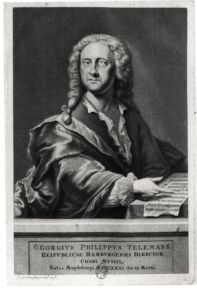 Portrait of Georg Philipp Telemann (1681-1757)