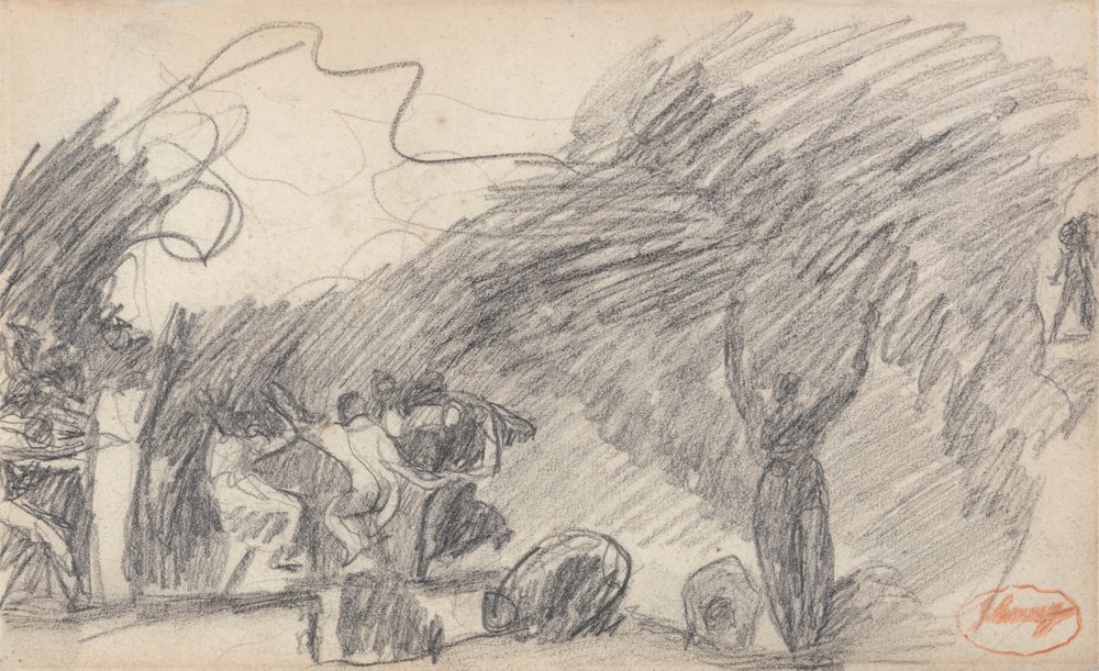 The Witches Cavern (MacBeth) by George Romney