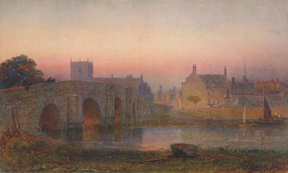 Wareham Bridge by George Henry Hine: Buy fine art print