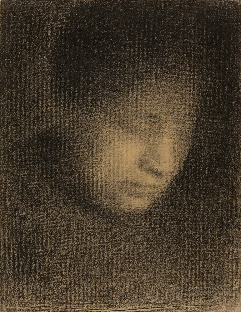 Madame Seurat, the Artist's Mother, c.1882-3
