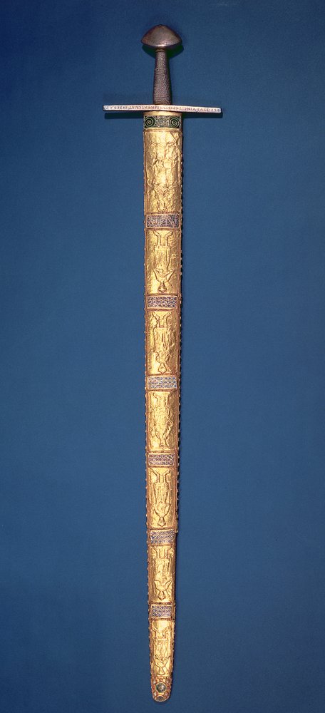 Imperial Sword of the Holy Roman Emperors with partially gilt pommel ...