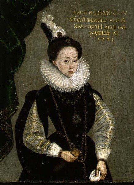 Portrait of Anna Maria, Duchess of Bavaria by German School