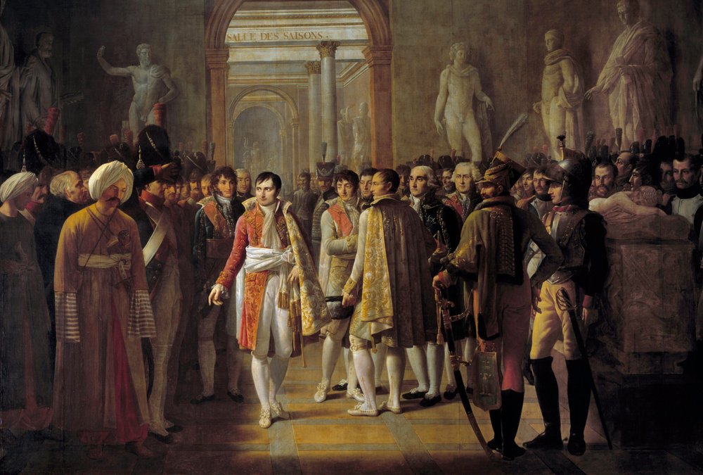 Emperor Napoleon I Receives Deputies of the Army after His Coronation ...