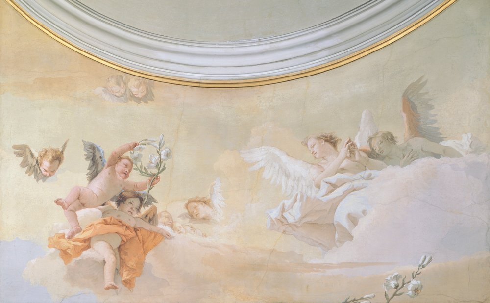 The Assumption (detail) by Giovanni Battista Tiepolo