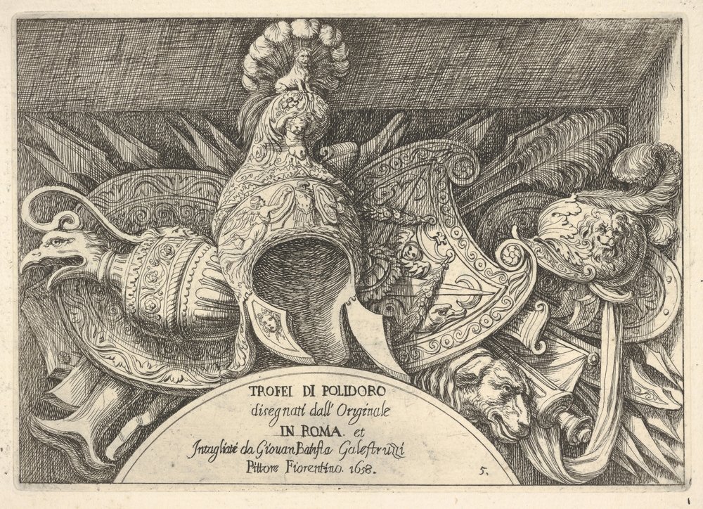 Plate 5: Trophies of Roman Arms from Decorations Above the Windows on ...