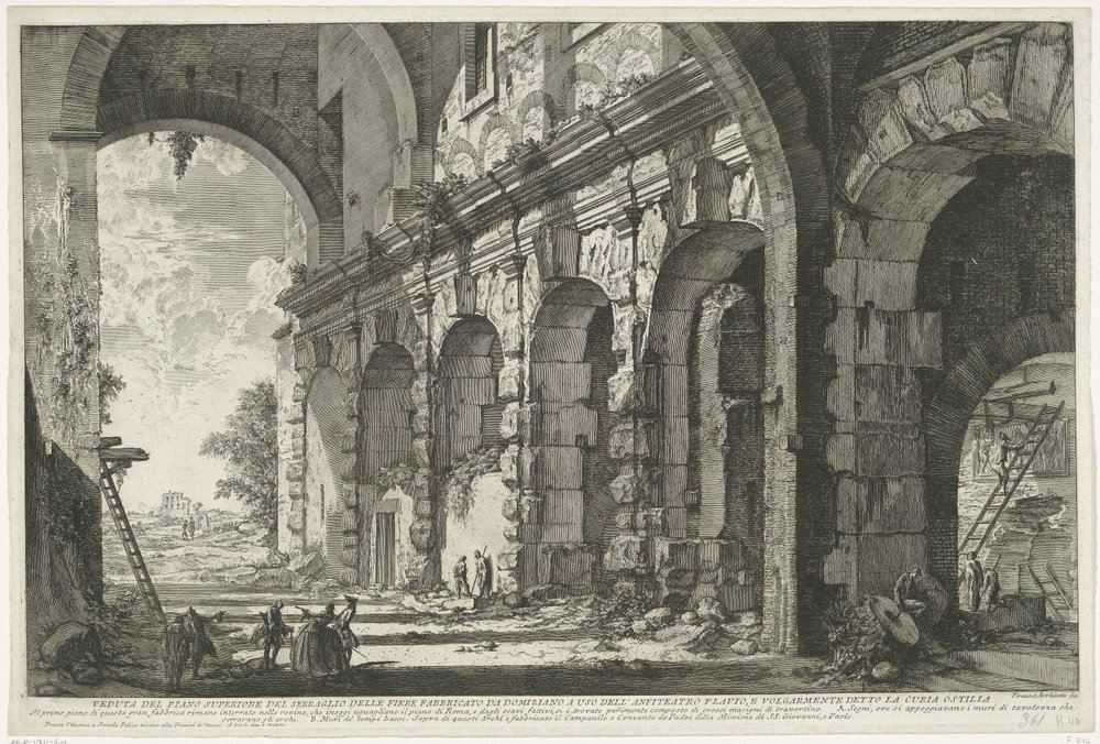 Foundation of the Santi Giovanni e Paolo in Rome (series title: Views ...