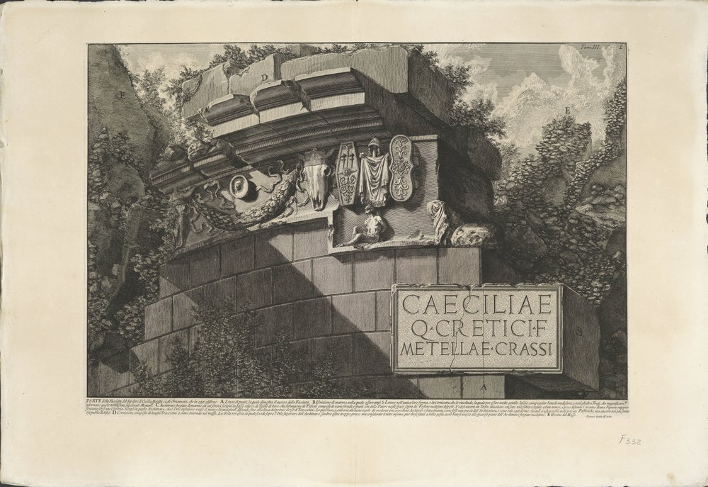 Tomb of Caecilia Metella in Rome
