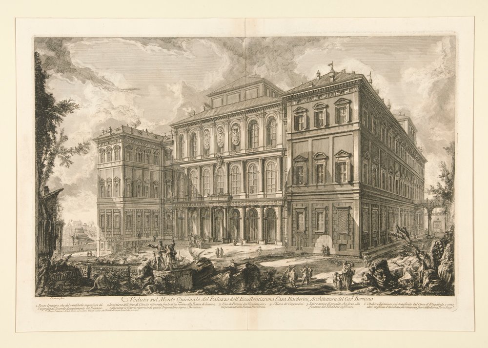 View of the Quirinal Hill and the Palace