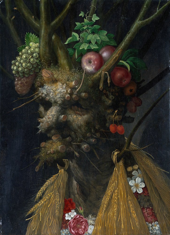 Four Seasons in One Head by Giuseppe Arcimboldo