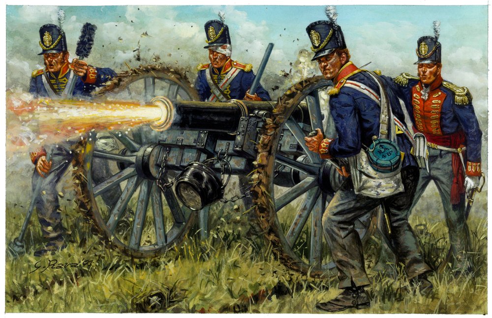 First Empire: The Royal Foot Artillery During the Battle of Waterloo on ...