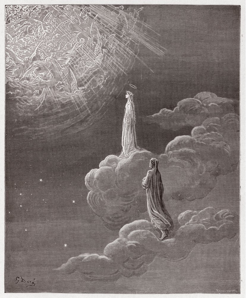 The Divine Comedy, Paradiso, Canto 14: Dante and Beatrice translated to ...