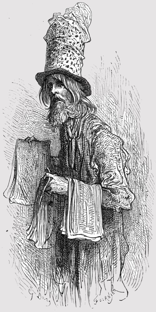 The Fly Paper Merchant by Gustave Dore: Buy fine art print