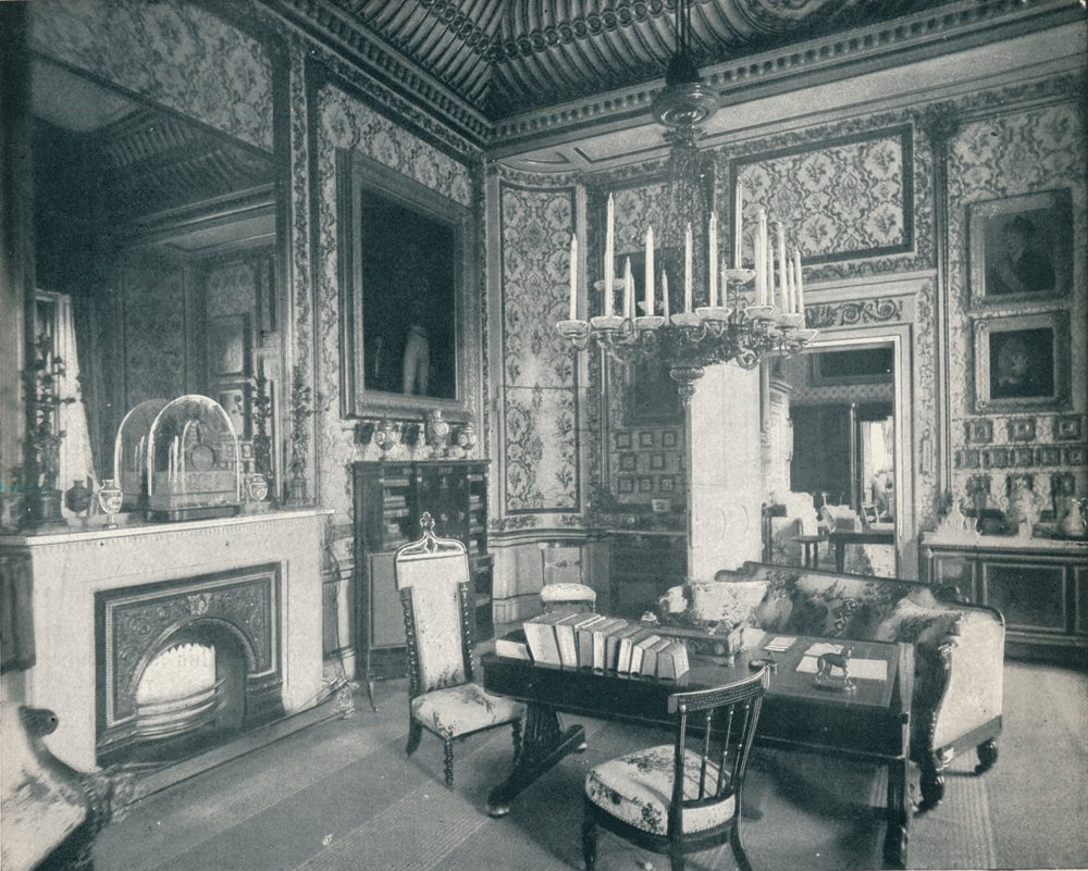 The Prince Consort's Writing Room at Buckingham Palace, c1899, 1901