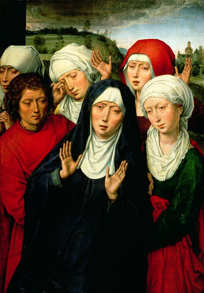 The Holy Women, right hand panel of the Deposition Diptych, c.1492-94