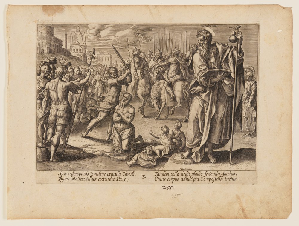 The Martyrdom of St James Major, from The Martyrdom of Christ and the ...