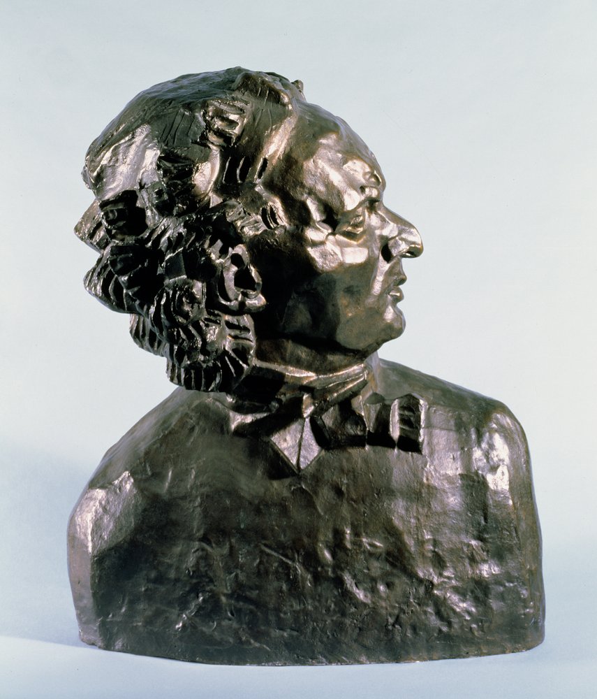 Alfred Wolmark by Henri Gaudier Brzeska: Fine art print
