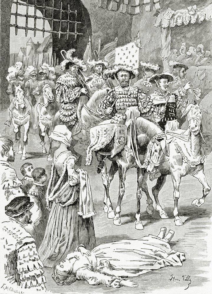 The Drummer's Bride, 19th Century by Henri Pille