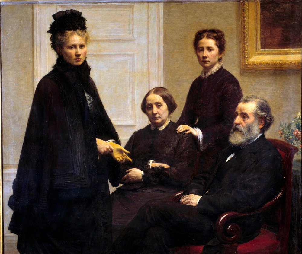 The Dubourg family by Ignace Henri Jean Fantin Latour