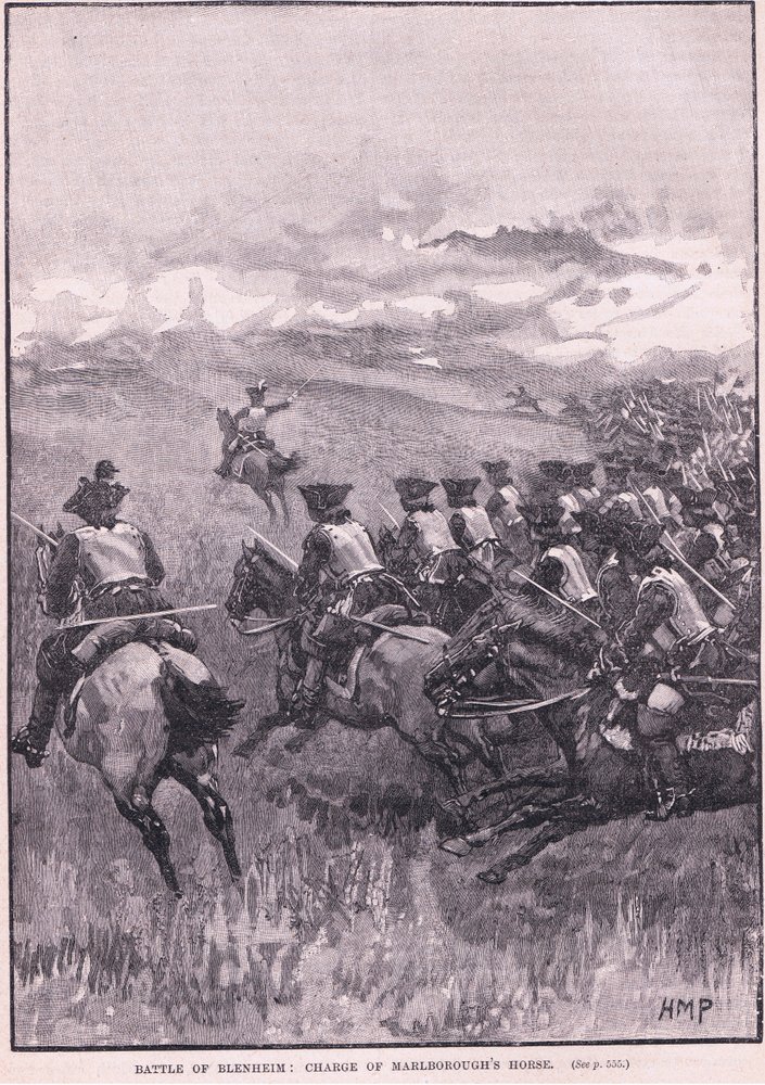 The Battle of Blenheim: Charge by Marlborough's horse