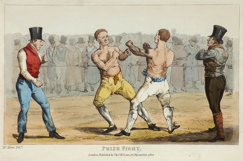 Prize Fight by Henry Thomas (after) Alken: Fine art print
