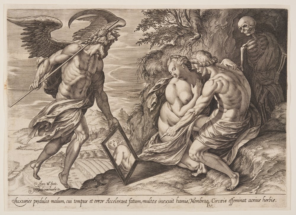 Allegory of Love, Time, and Death by Hieronymous Wierix