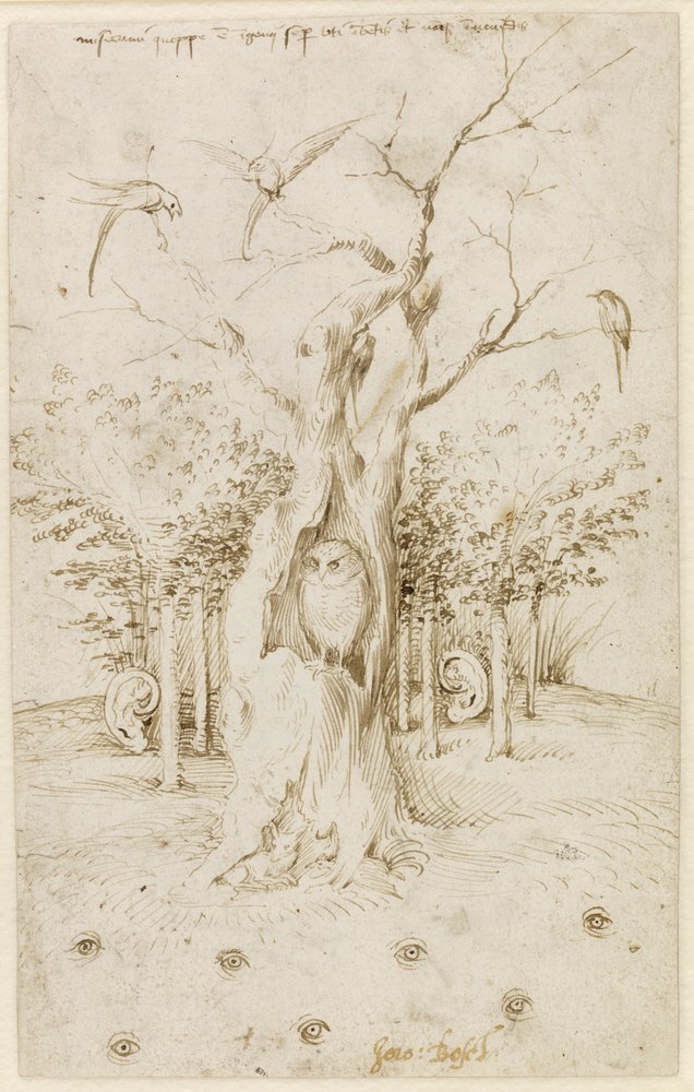 The Wood Has Ears, The Field Has Eyes by Hieronymus Bosch