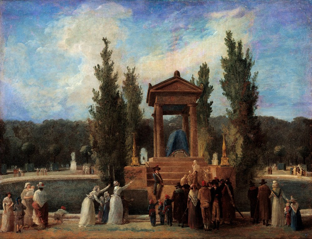 Monument Elevated at the Tuileries in Honor of Jean Jacques Rousseau