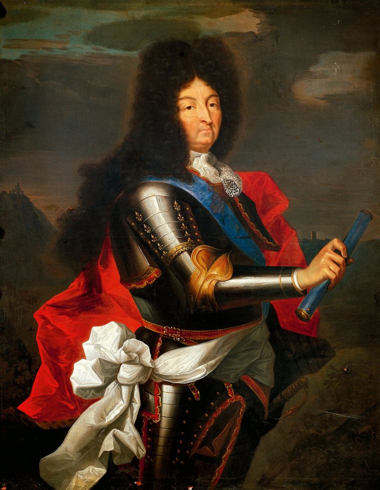 Portrait of Louis XIV of France by Hyacinthe Francois Rigaud