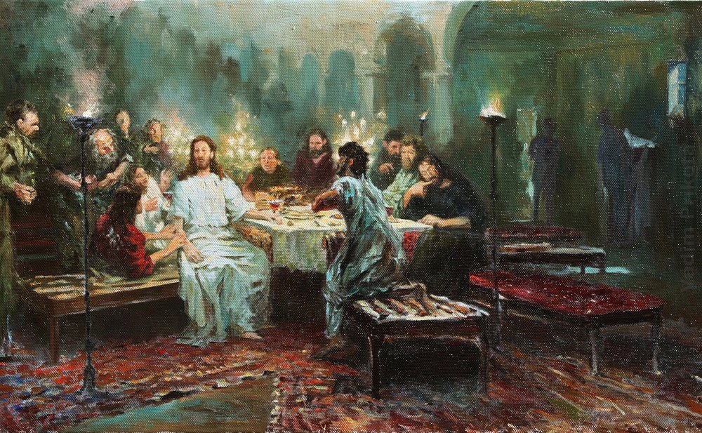 The Last Supper by Ilya Efimovich Repin: Buy fine art prints