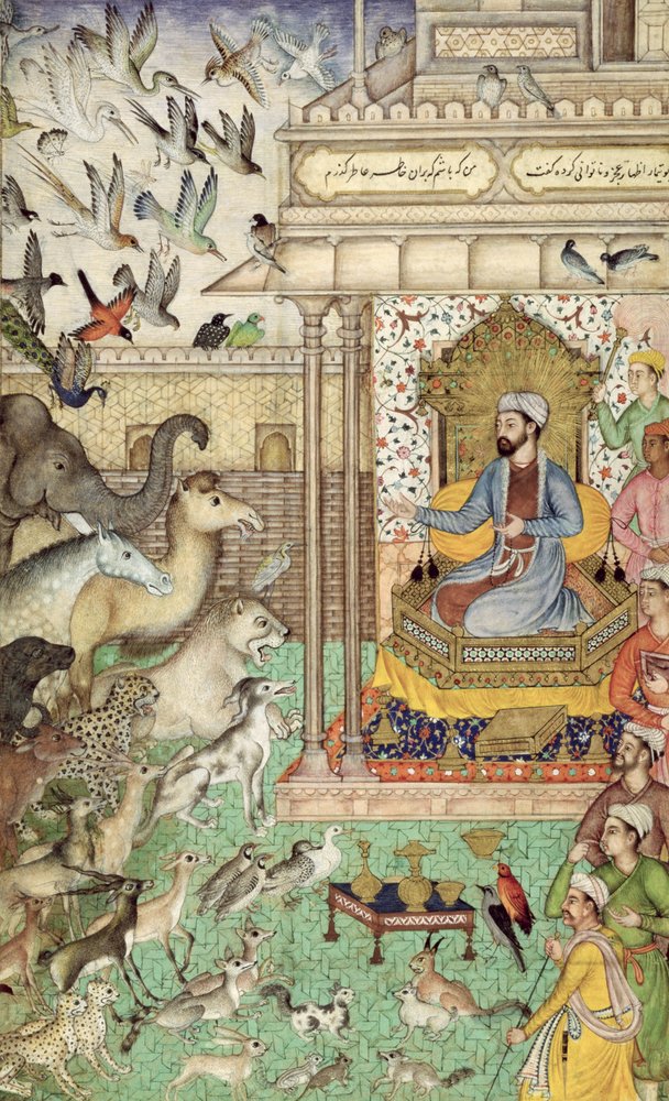 King Solomon and the Animals by Indian School