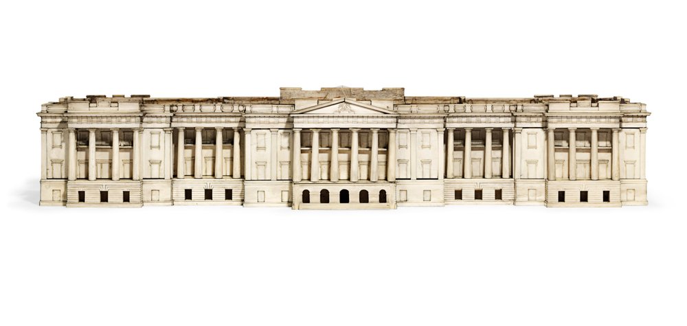 Model of the Hazarduari Palace, Murshidabad by Indian School